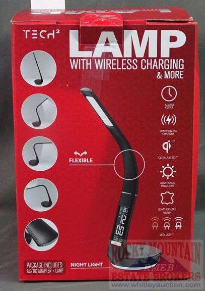 Very Cool Tech2 Modern Style LED Table Lamp/Digital Alarm Clock W ...