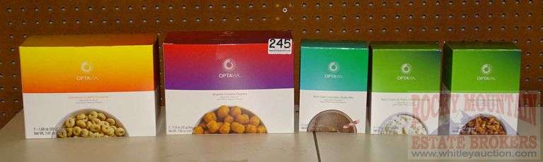 Assorted Boxes of Optavia Food & Snacks. All for one money. See ...
