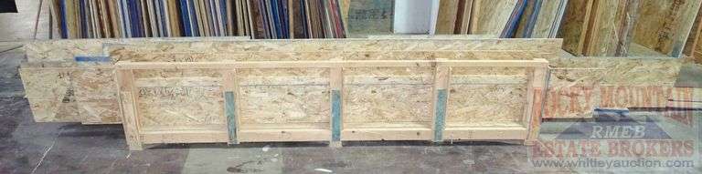 Asst. Mainly 7/16" x 12' x 24" OSB Sheets & Wooden Rack 26" x 120" X 24 ...