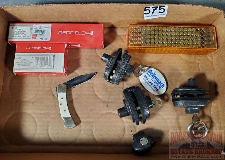 RedField JR 700 A Remington Long Action Scope Base & 1" Rings. 3 ...