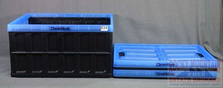 3 New CleverMade Collapsible Totes. These fold flat and pop up into a ...