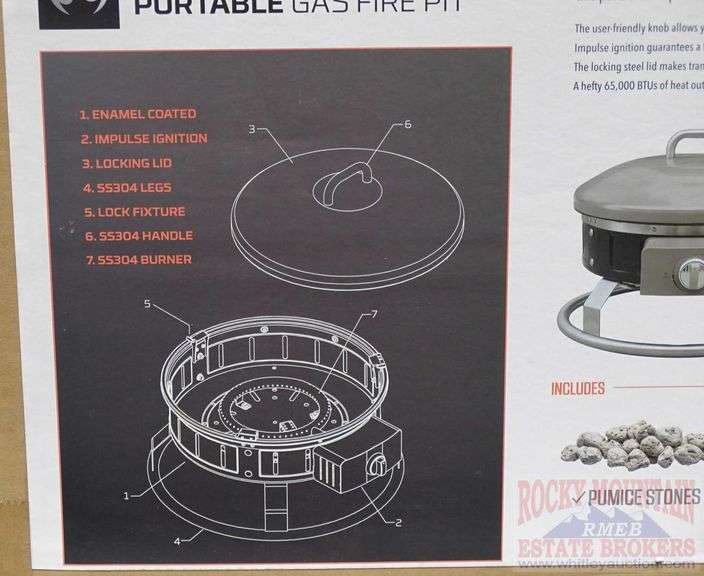 Cool New Bond Platinum 65,000 BTU Portable Gas Fire Pit. This is ...