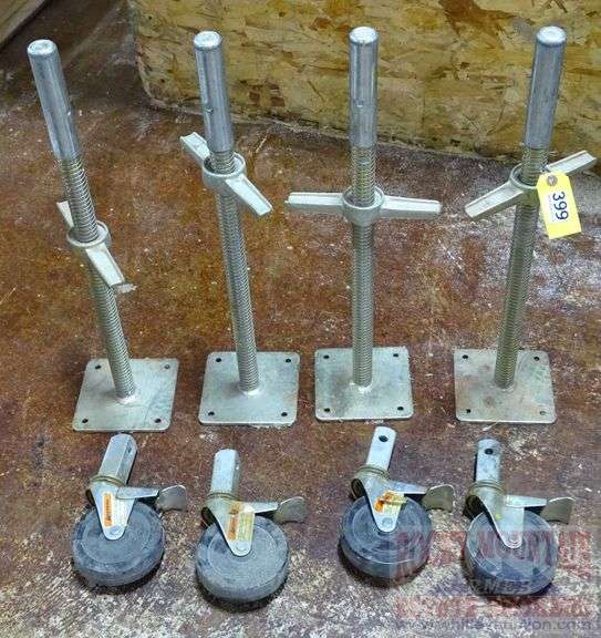 4 Scaffold Levelers & 4 Heavy Duty Casters. All for one money. - Rocky ...