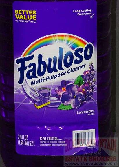 New 1.64 Gallon Jug of Fabuloso "Lavender" Multi-Purpose Cleaner ...