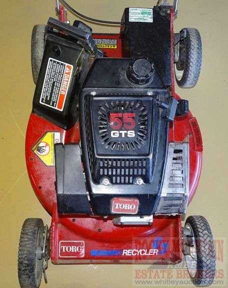 Toro Recycler Mulching Lawn Mower with 5.5 GTS Engine. This has a note ...