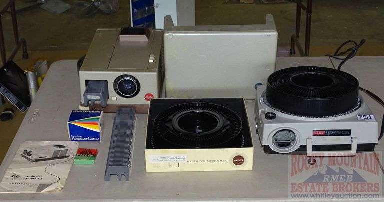 2 Vintage Slide Projectors. Both For One. - Rocky Mountain Estate ...