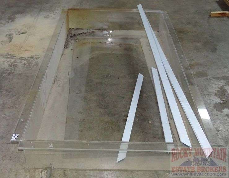 Lexan Tub. 8" x 75" x 39" - Rocky Mountain Estate Brokers Inc.