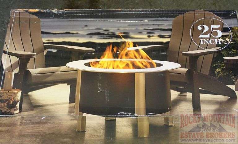 Brand New Member's Mark Extra Large 25" smokeless fire pit with 304 ...