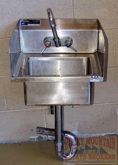 Stainless Steel Office Sink with Faucet. 14"X16"X17" - Rocky Mountain ...