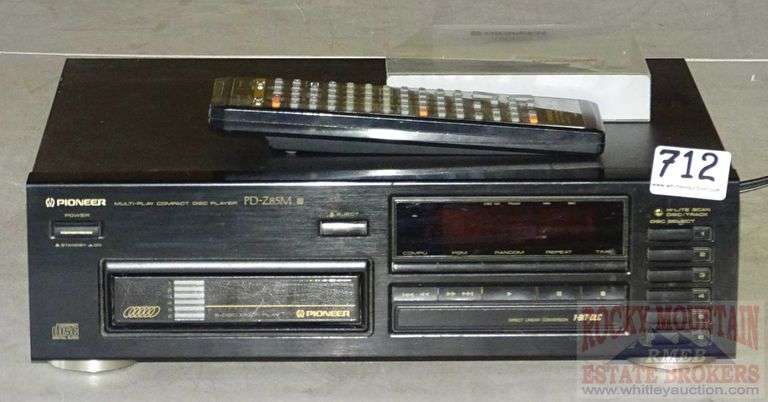 Pioneer Model PD-Z85M Multi Compact Disc Player W/ A Remote Control ...