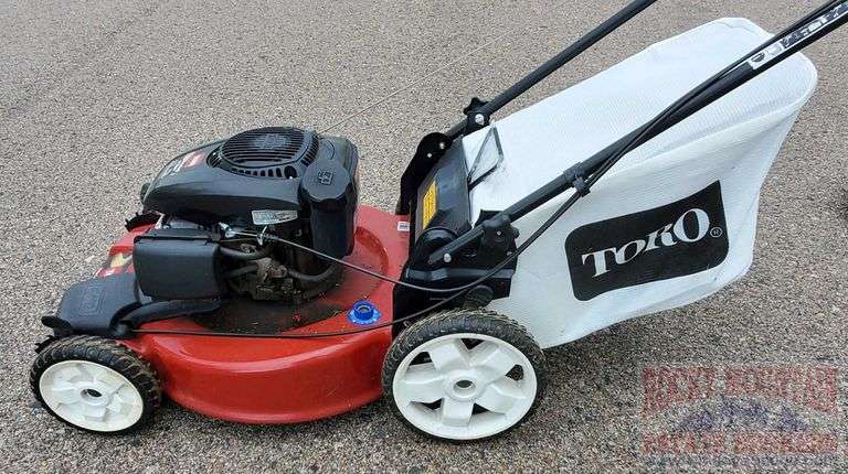 Nice looking Toro Recycler 22" mulcher-rear bagger-side discharge mower ...