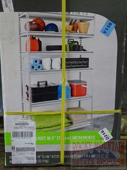 New Member's Mark 6-Shelf Industrial Strength Storage Rack. The steel ...