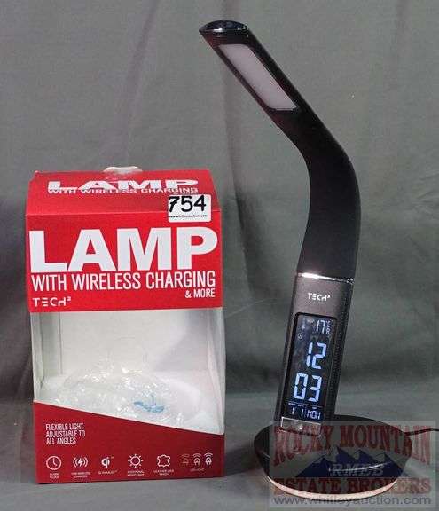 Very Cool Tech2 Modern Style LED Table Lamp/Digital Alarm Clock W ...