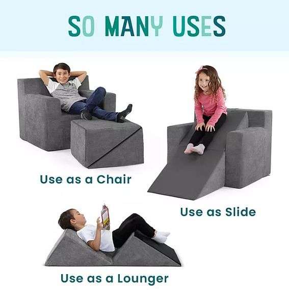 New Member's Mark Jumbo Explorer 2-in-1 Slide Chair. This 2 piece set ...