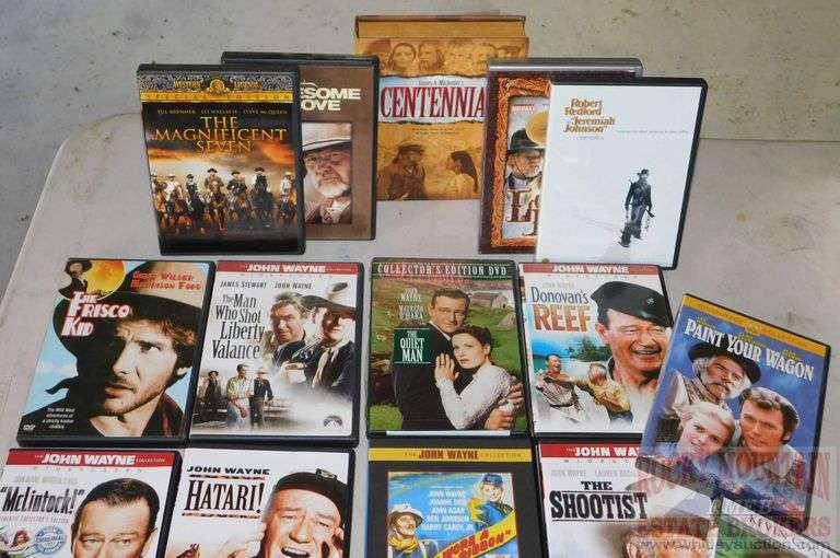 Centennial DVD Box Set, John Wayne & Other Western DVD's. All for one ...