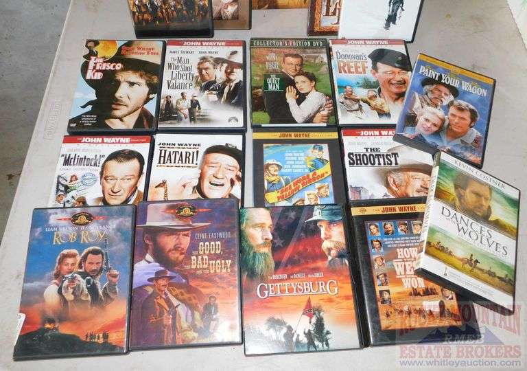 Centennial DVD Box Set, John Wayne & Other Western DVD's. All for one ...