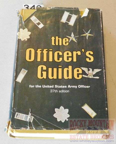 "The Officer's Guide for the US Army Officer" 37th Edition Hard Cover ...