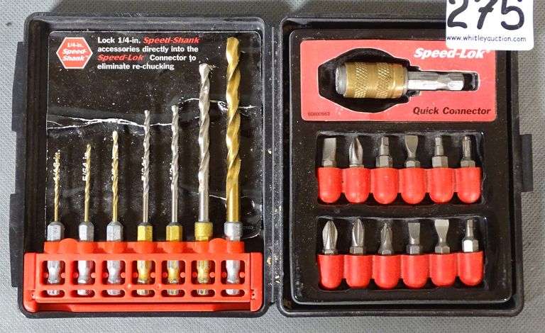 Craftsman Speed-Lock Drill Bit Set in Case. - Rocky Mountain Estate ...