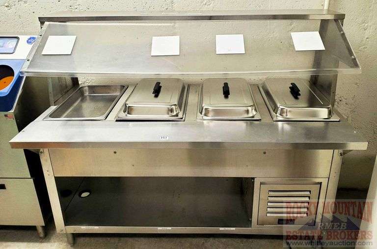 Advance Tabco Model: MACP4BS 4 Compartment Stainless Steel Refrigerated ...