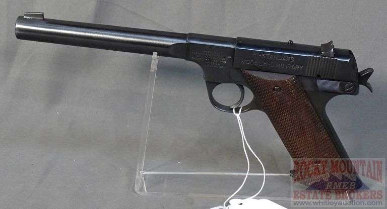 Hi-Standard Model H-D Military .22 LR Semi-Automatic Pistol. - Rocky ...