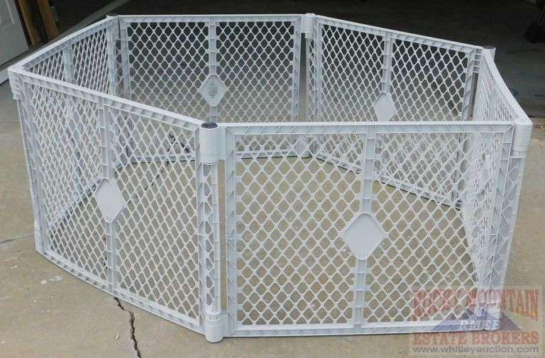 North States Industries 8666 Grey 6 Panel Play Gate, Each Panel is 25 ...