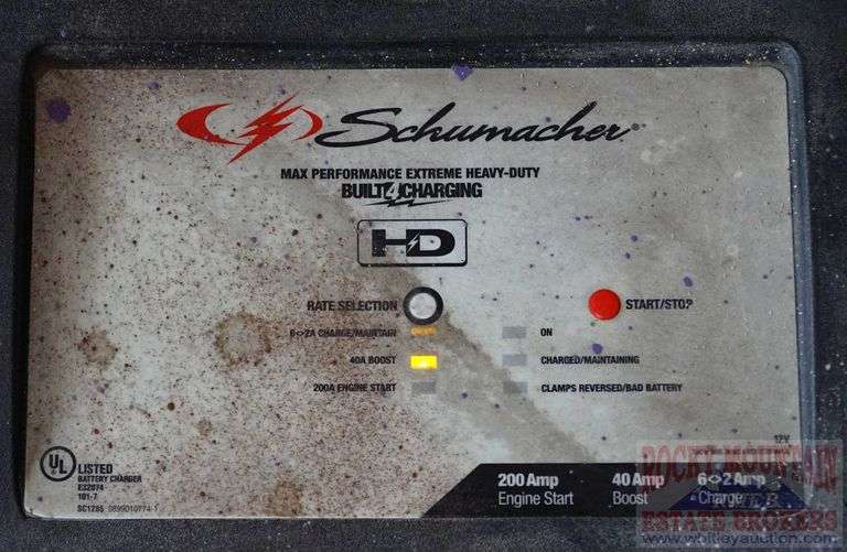 Schumacher Max-Performance Extreme Heavy Duty Battery Charger-Starter ...