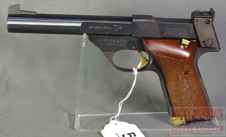High Standard Supermatic Trophy .22 LR Semi-Automatic Pistol. - Rocky ...