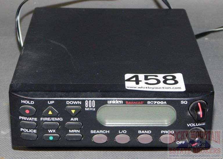 Uniden Bearcat BC700A Auto Scanner. - Rocky Mountain Estate Brokers Inc.