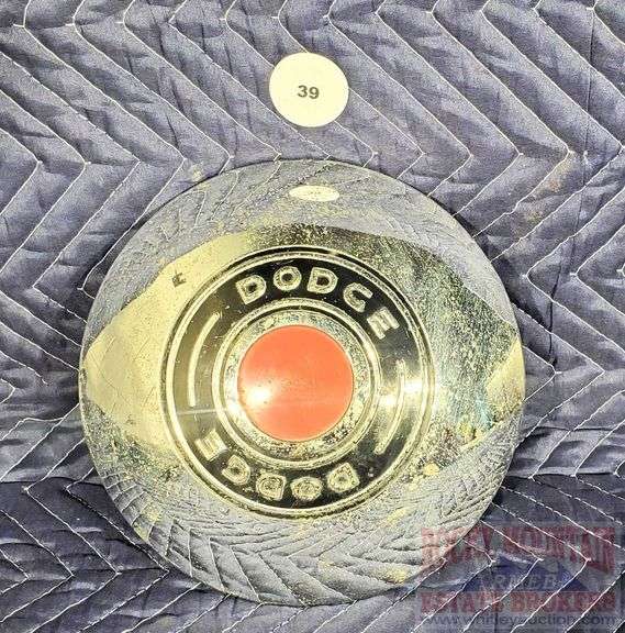 Vintage Dodge Hub Cap W/ Red Center Circle. - Rocky Mountain Estate ...