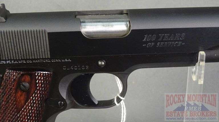 Colt 1911 Commander Model 0 .45 AUTO "100 Years of Service" Semi ...