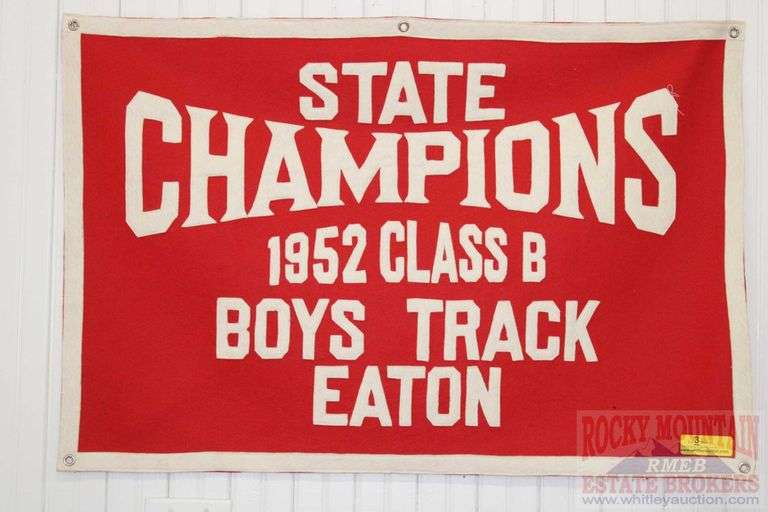 BOYS TRACK STATE CHAMP 1952 CLASS B, FROM EATON, COLORADO SCHOOLS. 24 ...