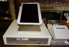 Clover C500 POS System W/ 2 Tablets, 2 Clover P500 Station Printers ...