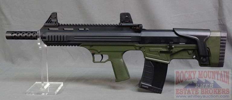 Brand New ATI Bulldog Black/Green SGA 12 Gauge Bullpup Shotgun. - Rocky ...
