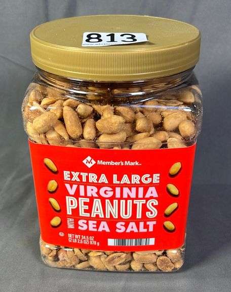 New Member's Mark Extra Large Virginia Peanuts (34.5 oz.). - Rocky ...