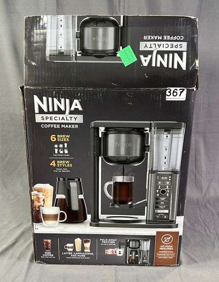 Ninja Specialty Coffee Maker with 4 brew styles and 6 brew sizes ...