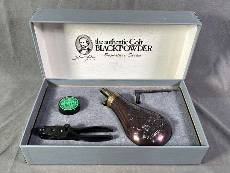 "The Authentic Colt Black Powder Signature Series Kit #1". This appears ...