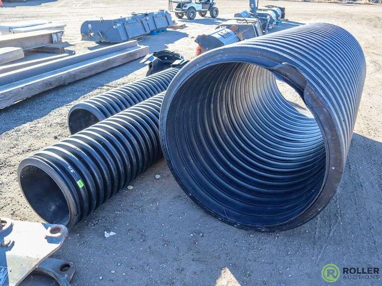 18" Corrugated Oval Culvert with 18" Flares and Couplers, 19' Total ...