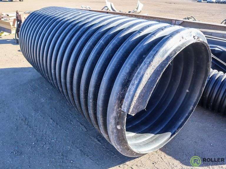 18" Corrugated Oval Culvert with 18" Flares and Couplers, 19' Total ...