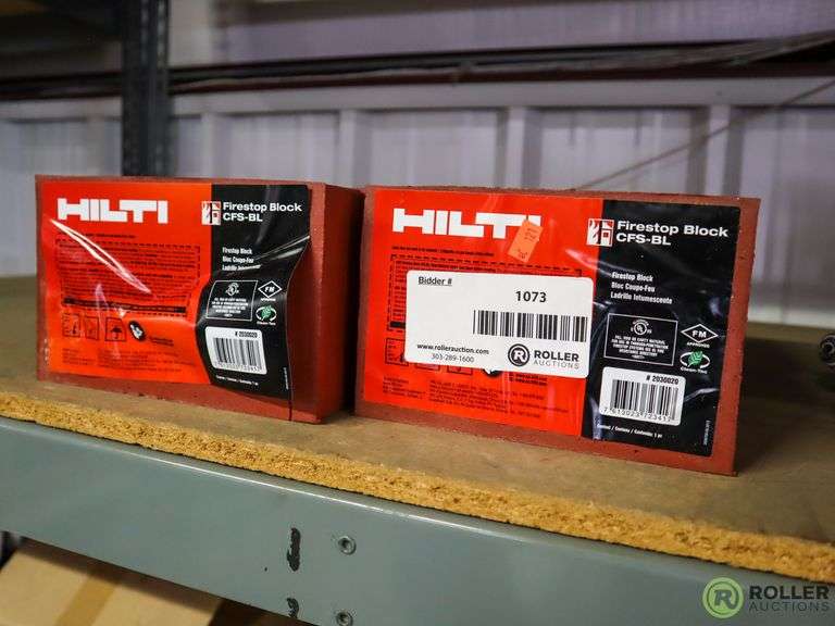 (16) Hilti CFS-BL Firestop Blocks - Roller Auctions