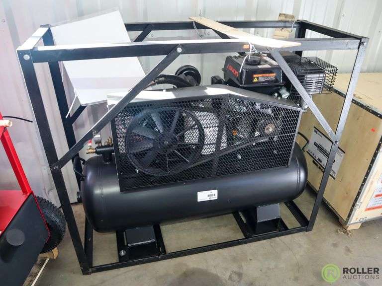 New TMG Industrial TMG-GAC40 2-Stage Air Compressor, 40-Gallon, Gas ...