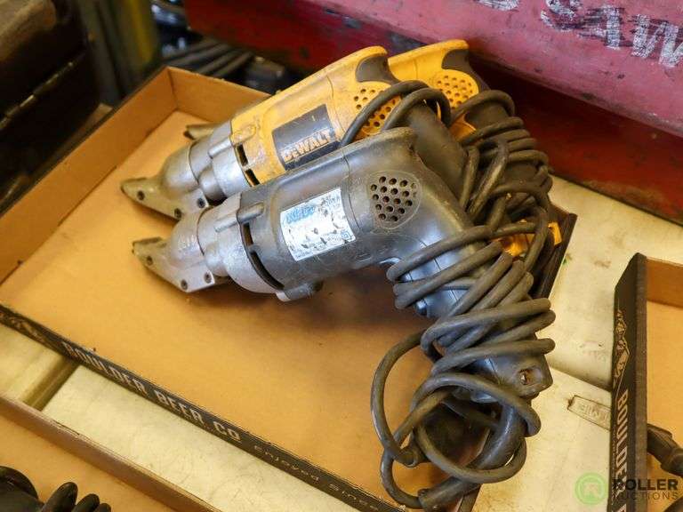 (2) DeWalt DW890 and Kett Swivel-Head Shears - Roller Auctions