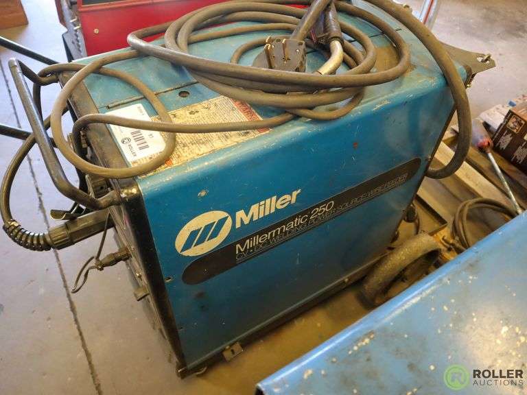 Miller Millermatic 250 Mig / Flux Core Welder - Roller Auctions