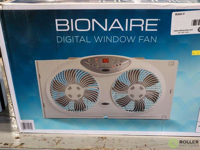 (3) Bionaire Digital Window Fans - Roller Auctions