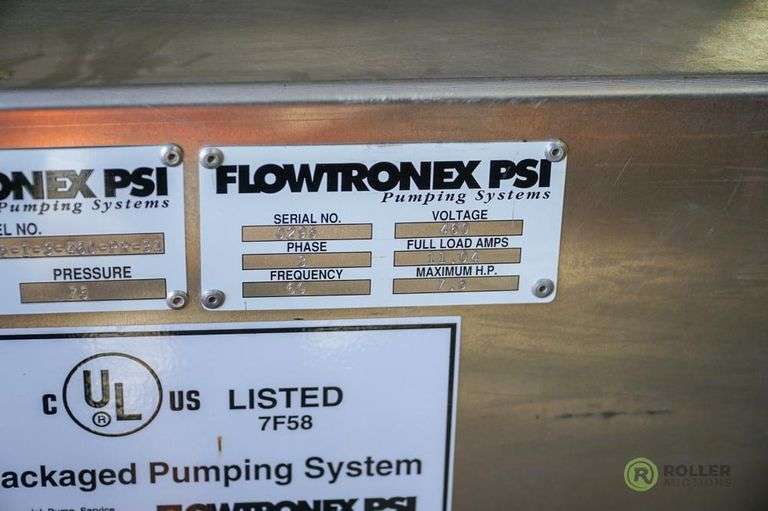 Flowtronex PSI Pumping Station, Flow 80, Pressure 75, 3ph, 7.5Hp ...