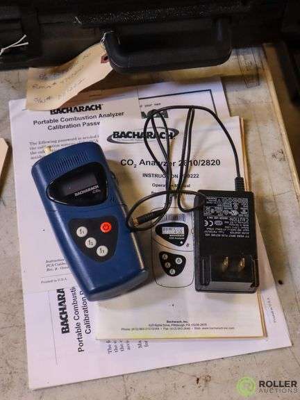 Bacharach Portable Combustion Analyzer and Co2 Analyzer - Roller Auctions