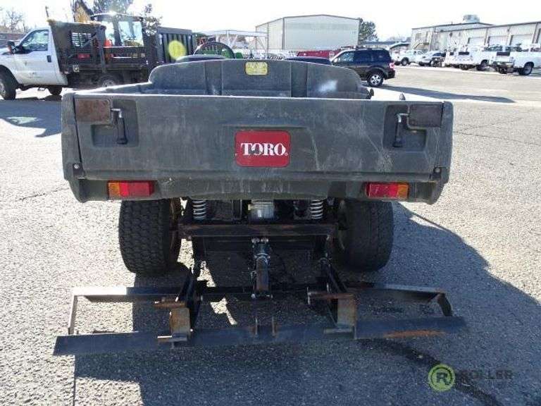 2010 Toro Workman MDX Utility Cart, Gas, Dump Bed, w/ Rahn Groomer ...