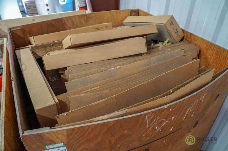 Crate of Cardboard Boxes - Roller Auctions