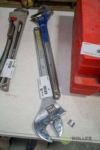 (2) 24in Adjustable Wrenches, Crescent and Pittsburgh - Roller Auctions