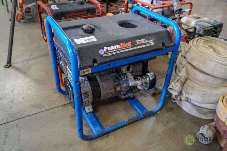 Power Back GT5000 Generator, Gas - Roller Auctions