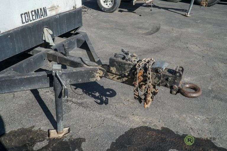 Colman CJ4T-6050 T/A Pull Behind Generator, John Deere Diesel, 60KW ...